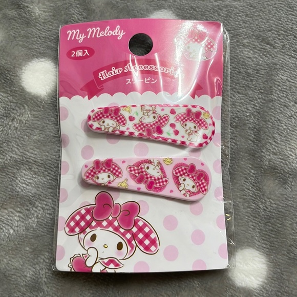 Sanrio | Accessories | Sanrio My Melody Hair Clips 2 Pieces | Poshmark